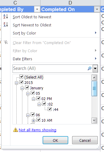 The “Cannot filter more than 10000 rows” error in Excel is misleading ...
